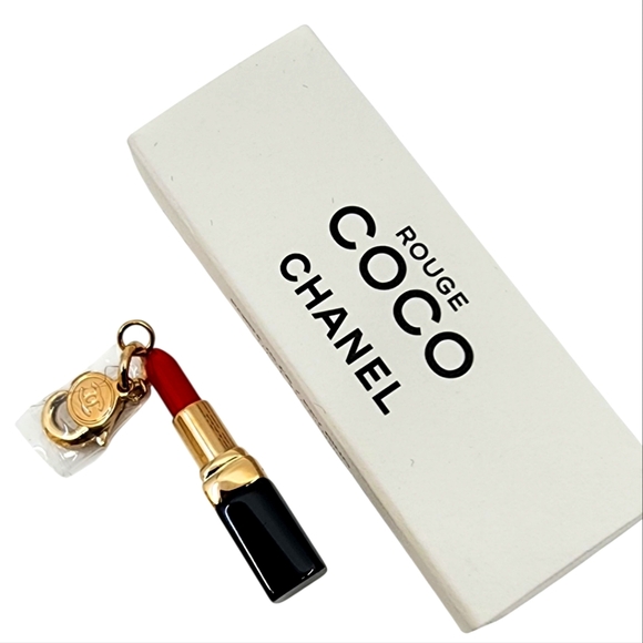 branded | Accessories | Chanel Rouge Coco Lipstick Keychain Red And ...